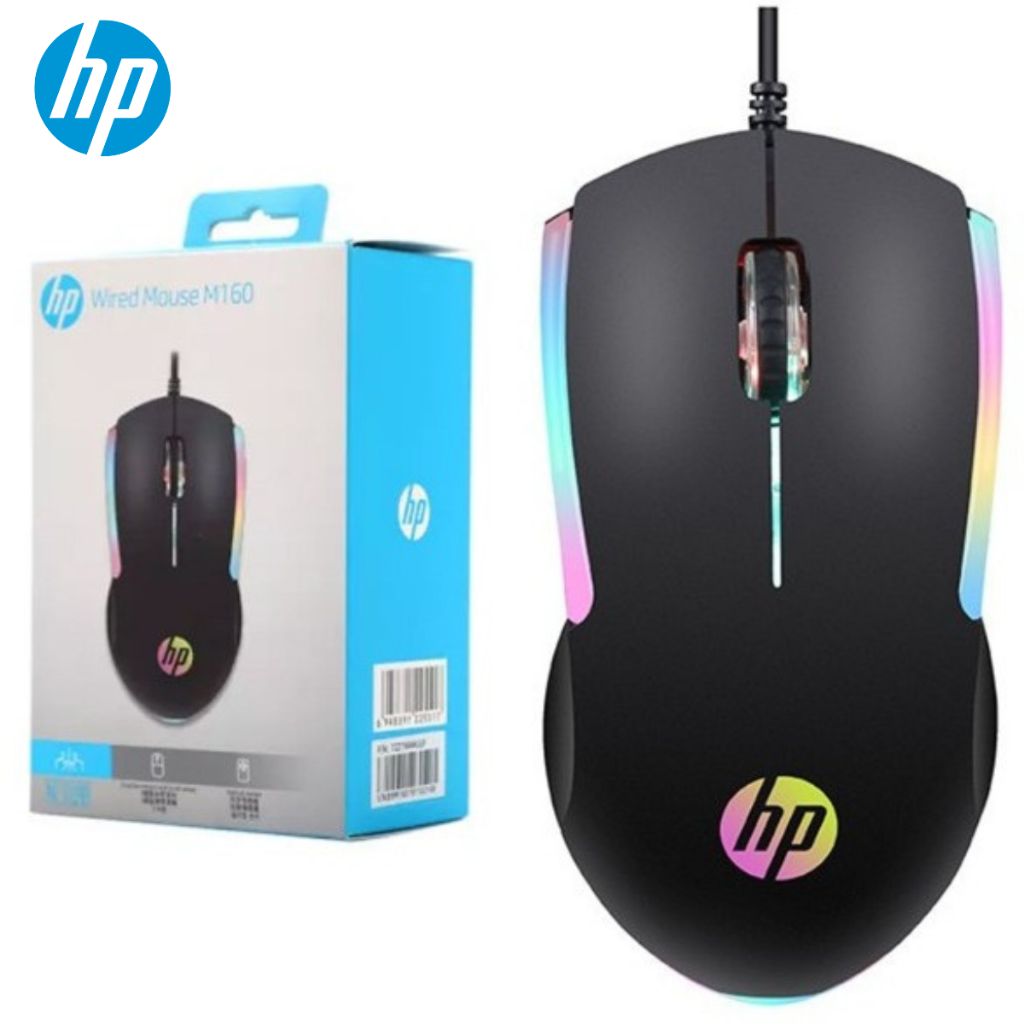 Jual HP M160 Gaming Mouse Wired USB Mouse USB Gaming RGB HP M160 Mouse ...