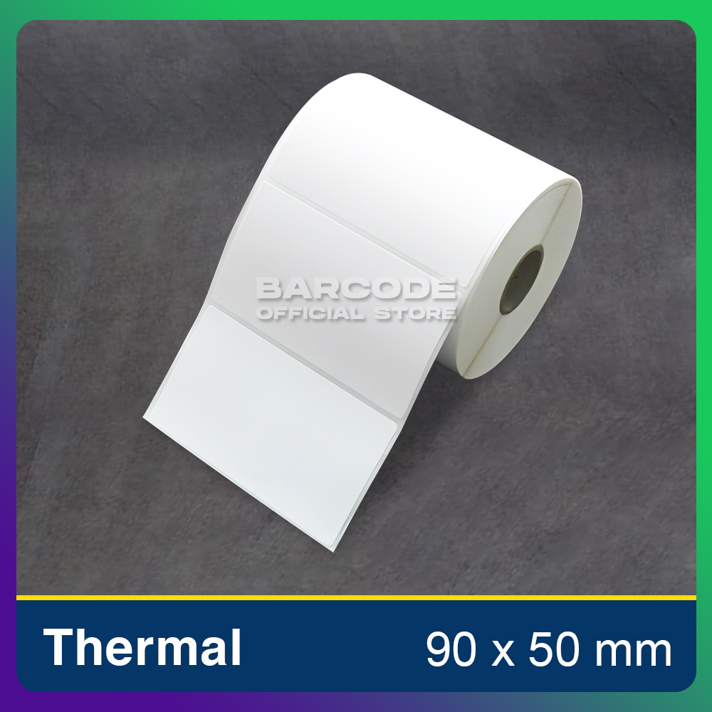 Jual Label Stiker Barcode 90x50 mm 90 x 50 Kertas Thermal 90x50mm isi ...