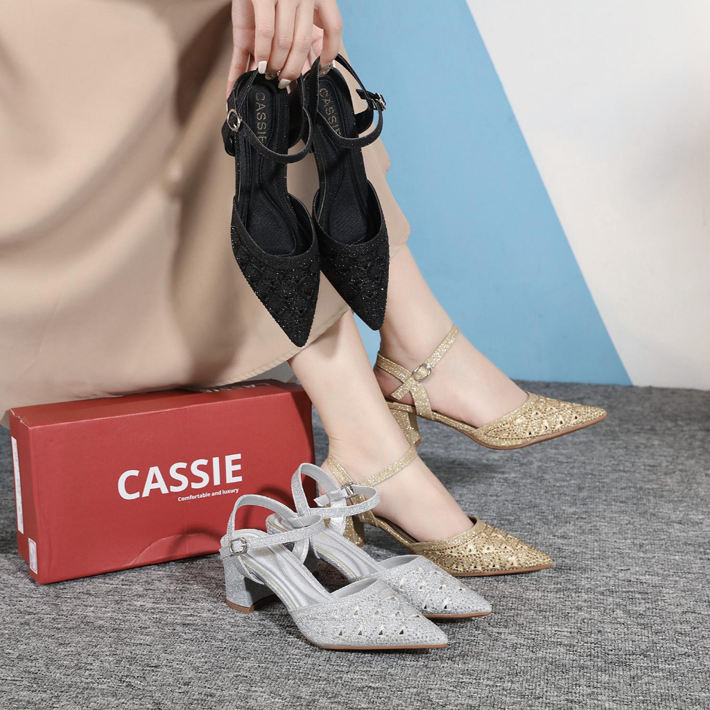 Jual CASSIE High heels wanita import Sepatu heels wanita ( 015 ) Heels ...