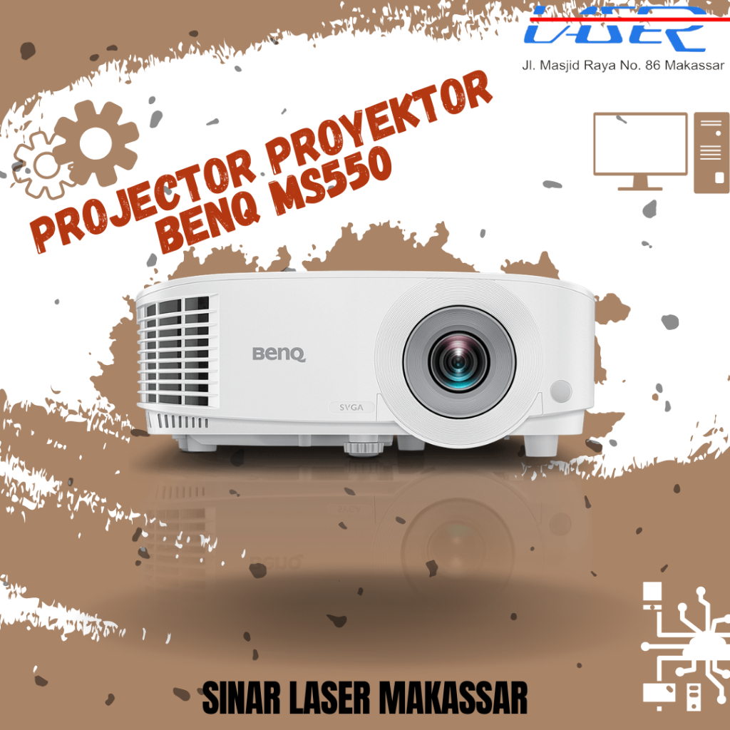 Jual PROJECTOR PROYEKTOR BENQ MS550 GARANSI RESMI PROYEKTOR BERKUALITAS ...
