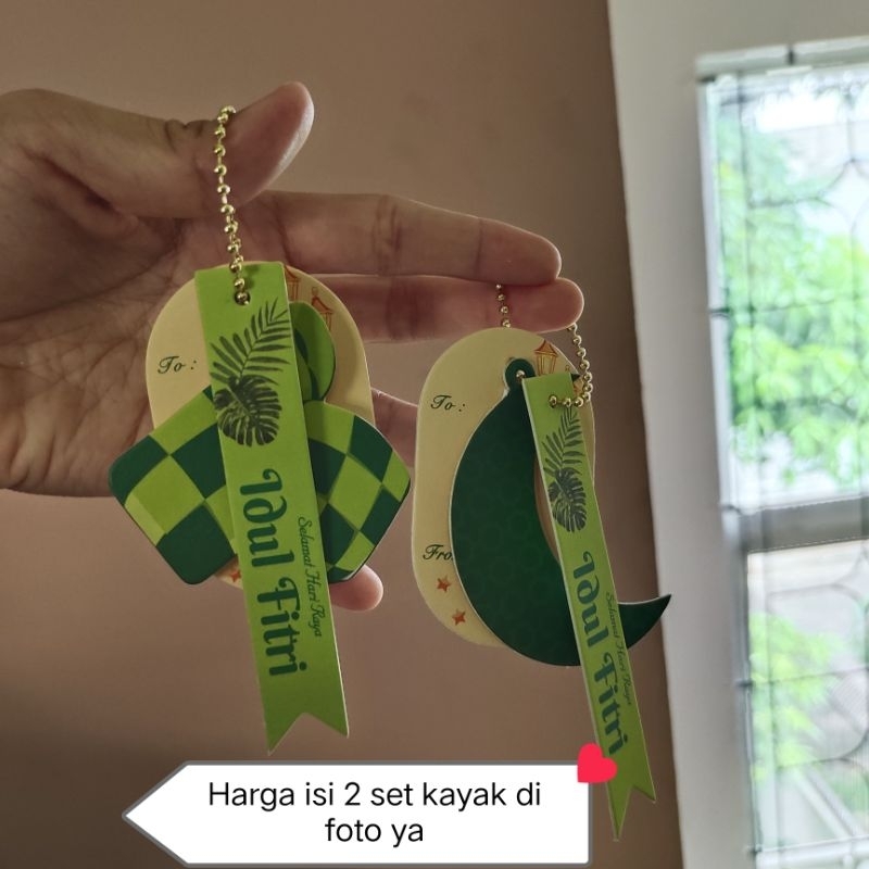 Jual 2set premium hangtag lebaran exclusive hang tag idul fitri hangtag ...