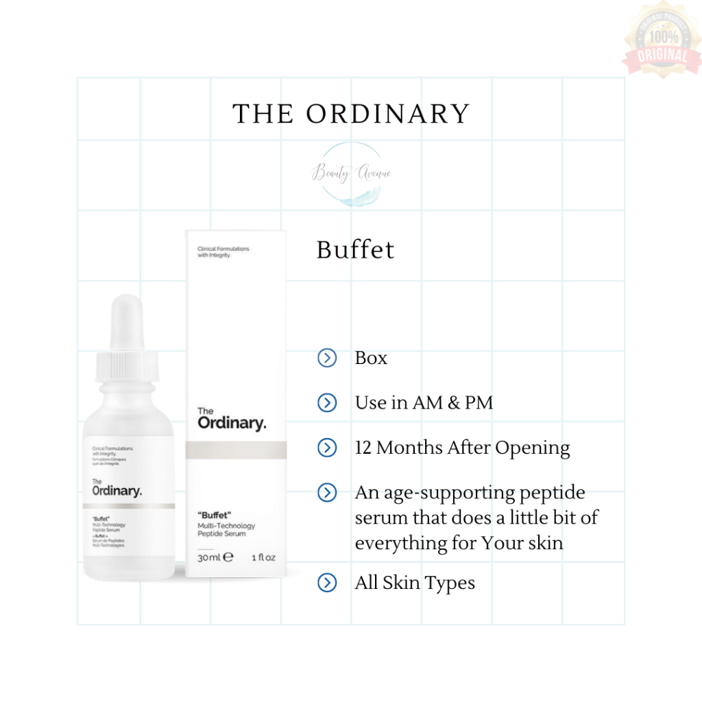 Jual THE ORDINARY BUFFET - 30ML | Shopee Indonesia