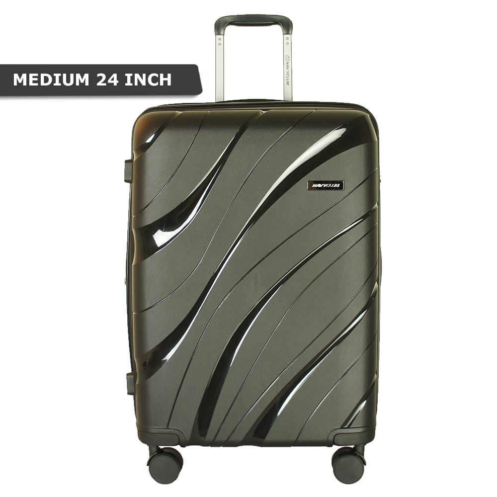 Jual Navy Club Koper Hardcase Neptune CIFA - Fiber PP 4 Roda Putar TSA Lock - Size 24 Inch ...