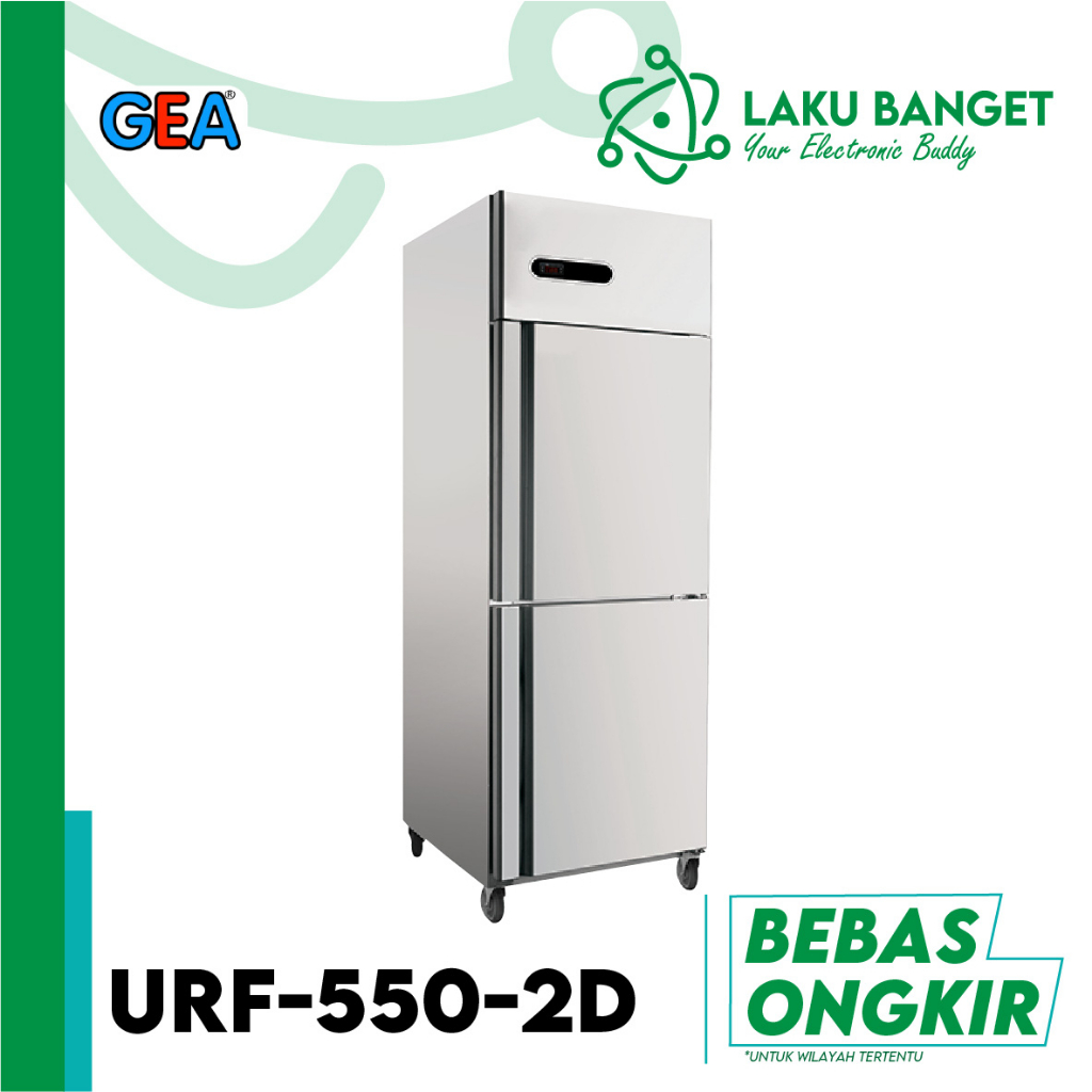 Jual GEA S/S Upright Freezer 398 Liter URF-550-2DX / Freezer Stainless ...