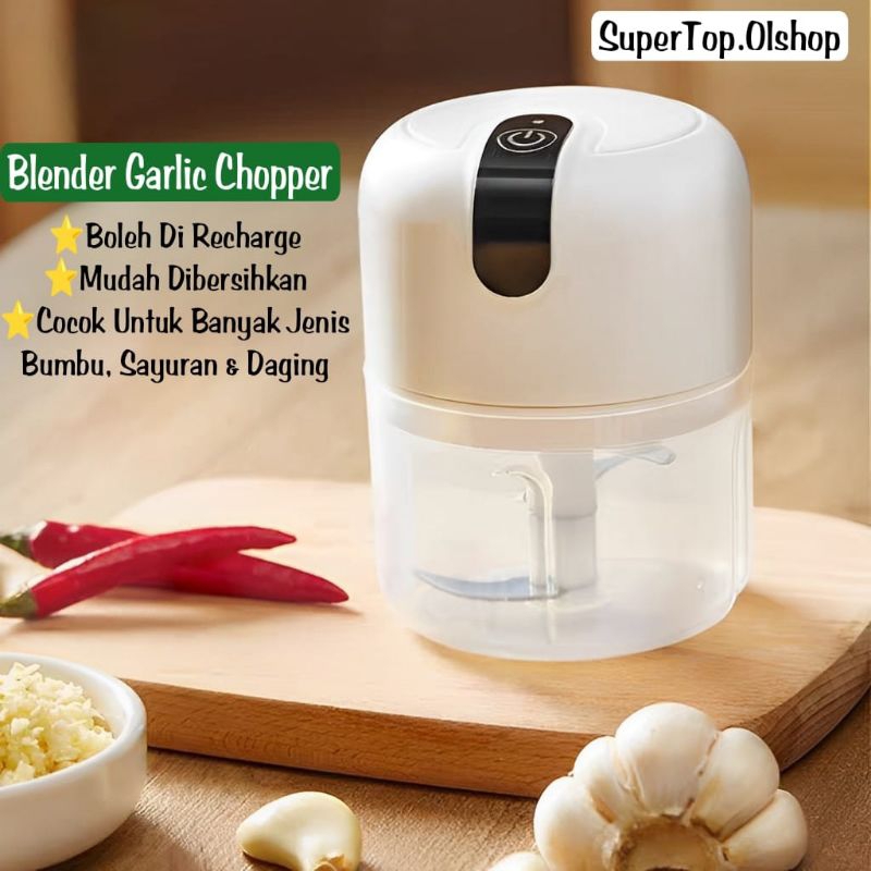 Jual MINI CHOPPER PORTABLE ELEKTRIK RECHARGEABLE USB /USB MINI CHOPPER ...