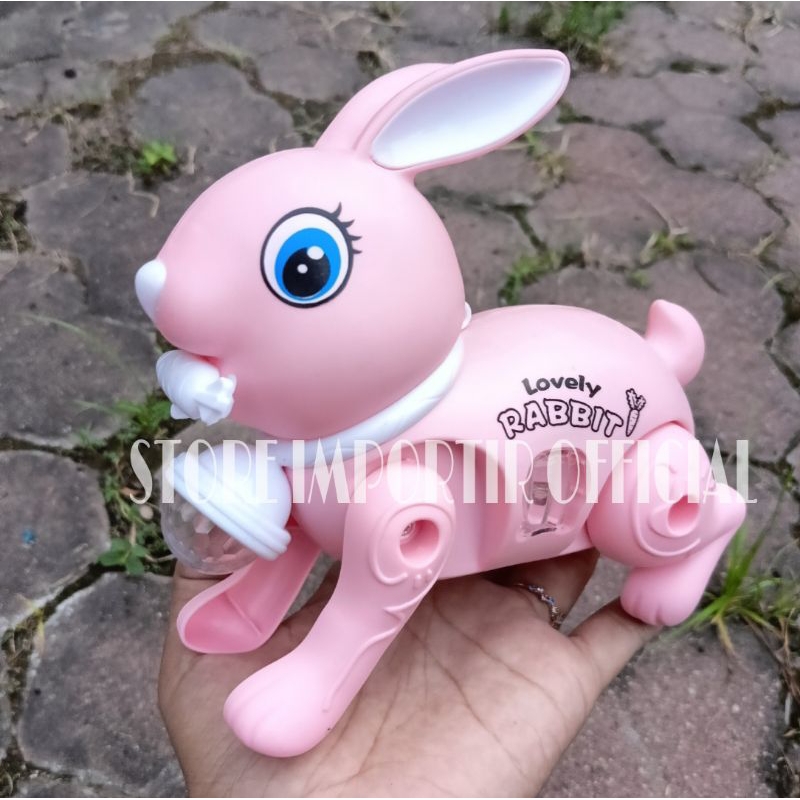Jual Mainan Anak Robot Rabbit Berjalan Loncat 776 10 /Robot Hewan ...