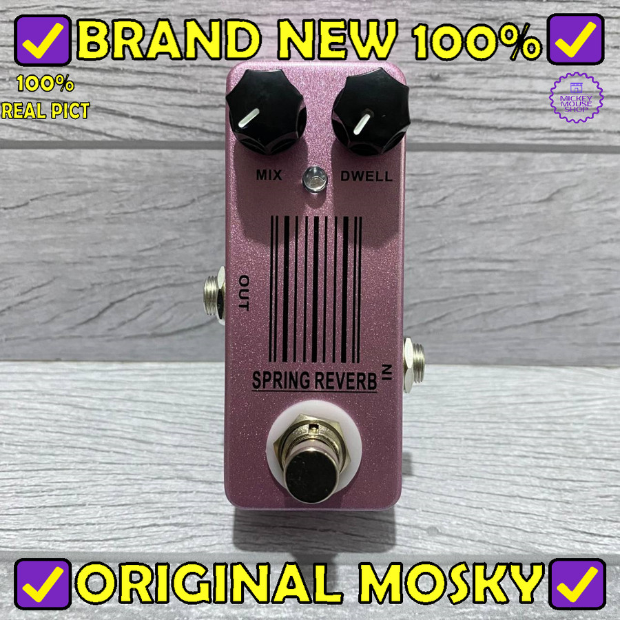 Jual Efek Gitar Mosky SPRING REVERB Sounding Digital Dimension Pedal ...