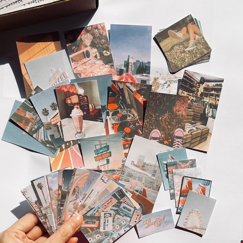Jual [50PCS] Journal Mini Paper Deco Retro (Non-Sticker) | Shopee Indonesia