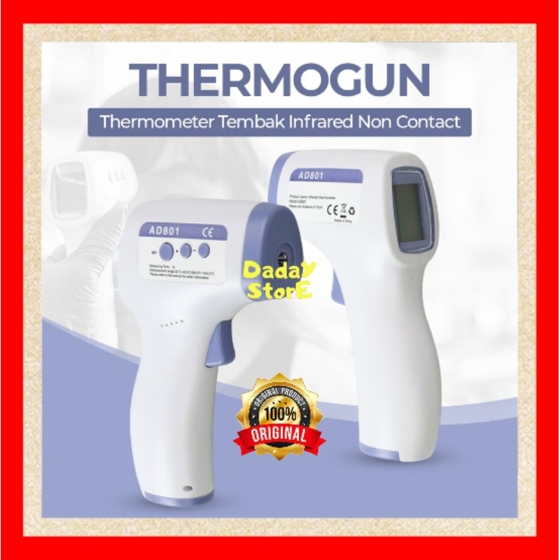 Jual Thermogun Thermometer Tembak Infrared Non Contact Laser Catal UX A 03 Termometer Cek Suhu ...
