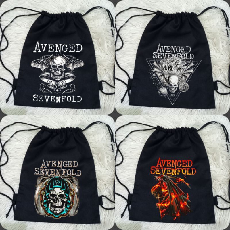Jual Tas Serut Kanvas Band Avenged Sevenfold / String Bag Band Rock A7x ...