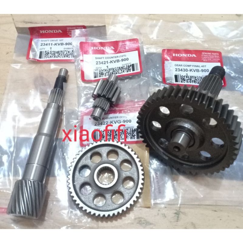 Jual gigi rasio Vario 110 karbu, Vario 110 CBS karbu (KVB) | Shopee ...