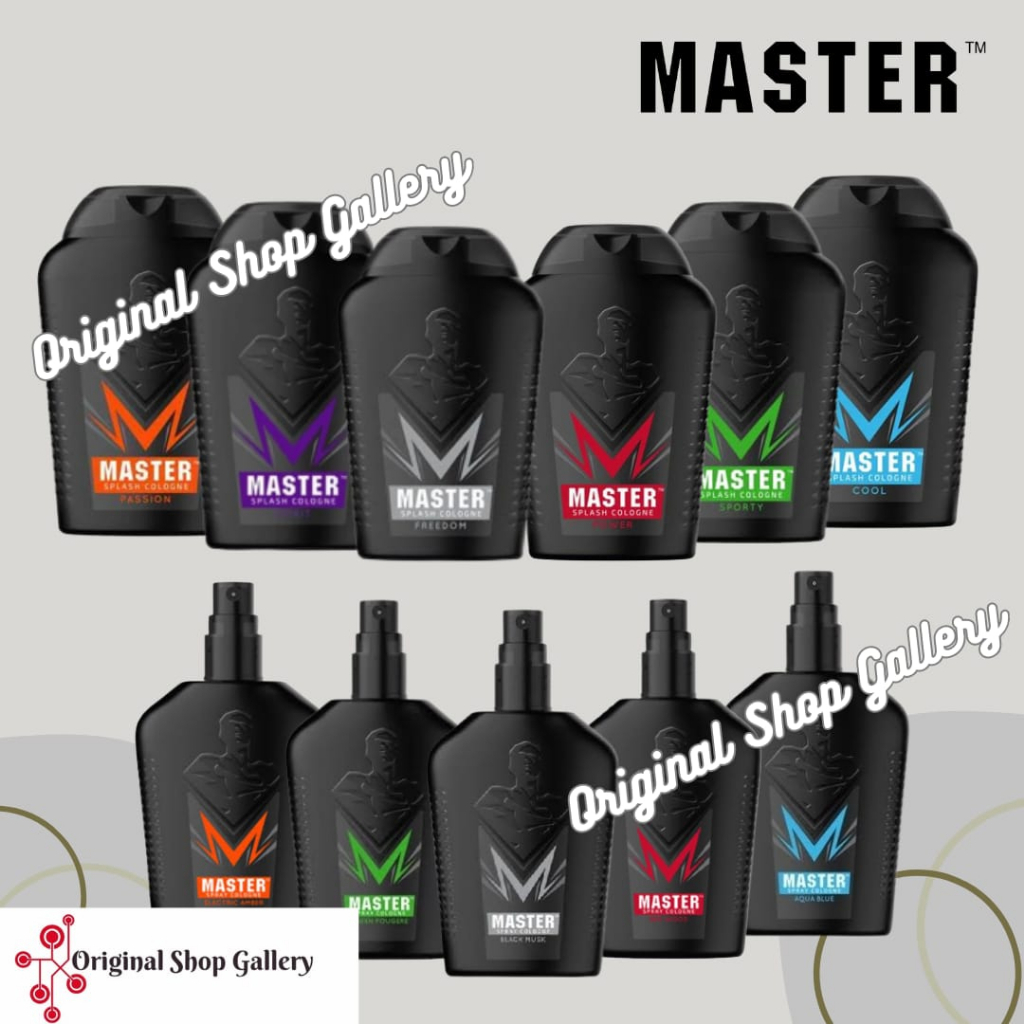 Jual Master Splash Spray Cologne Parfum Khusus Pria Spirit Aqua Blue ...