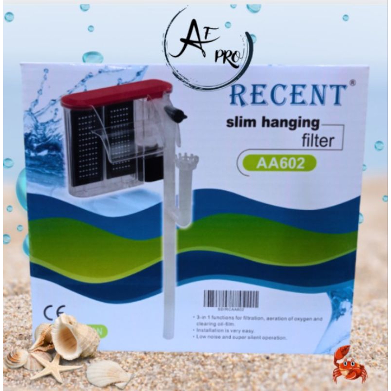 Jual Pompa Aquqrium Aquascape Slim Hanging Filter RECENT AA 602 ...