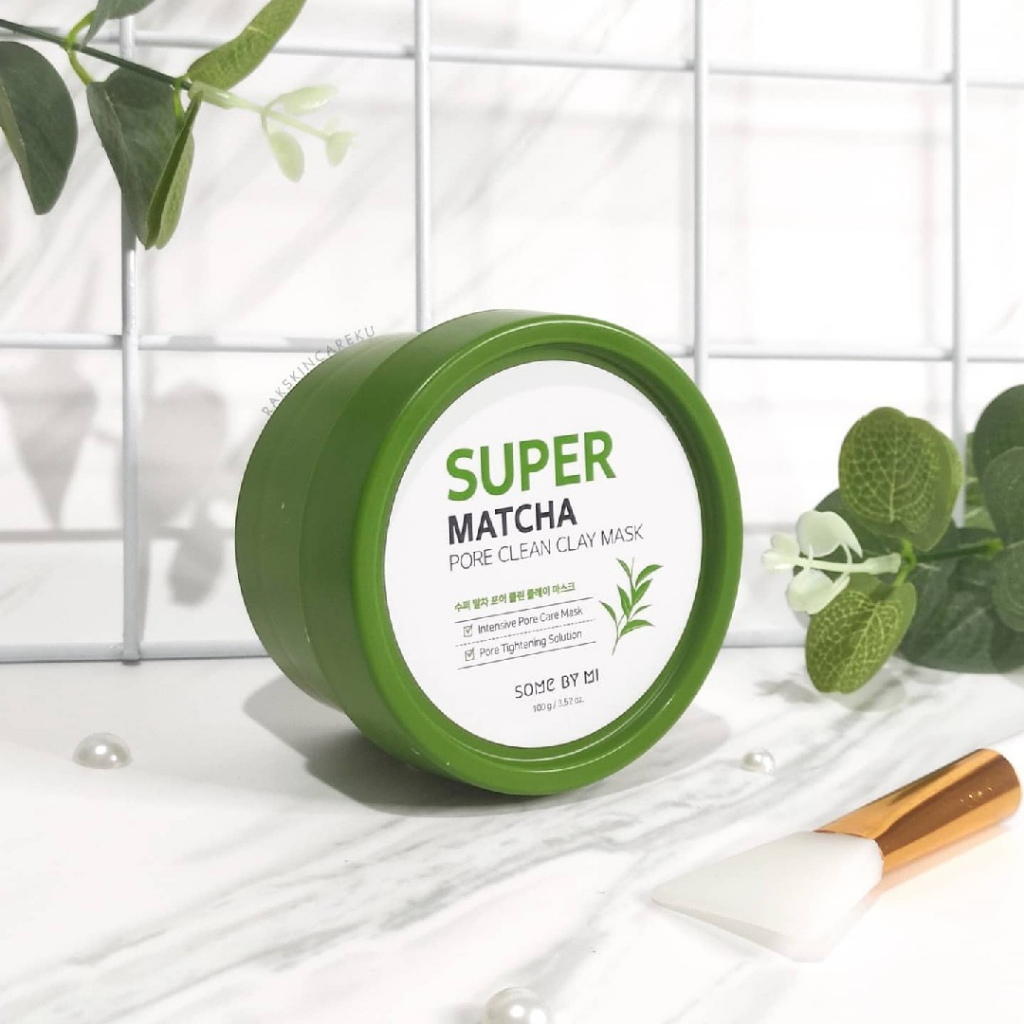 Jual SOME BY MI Super Matcha Pore Clean Clay Mask 100g | Shopee Indonesia