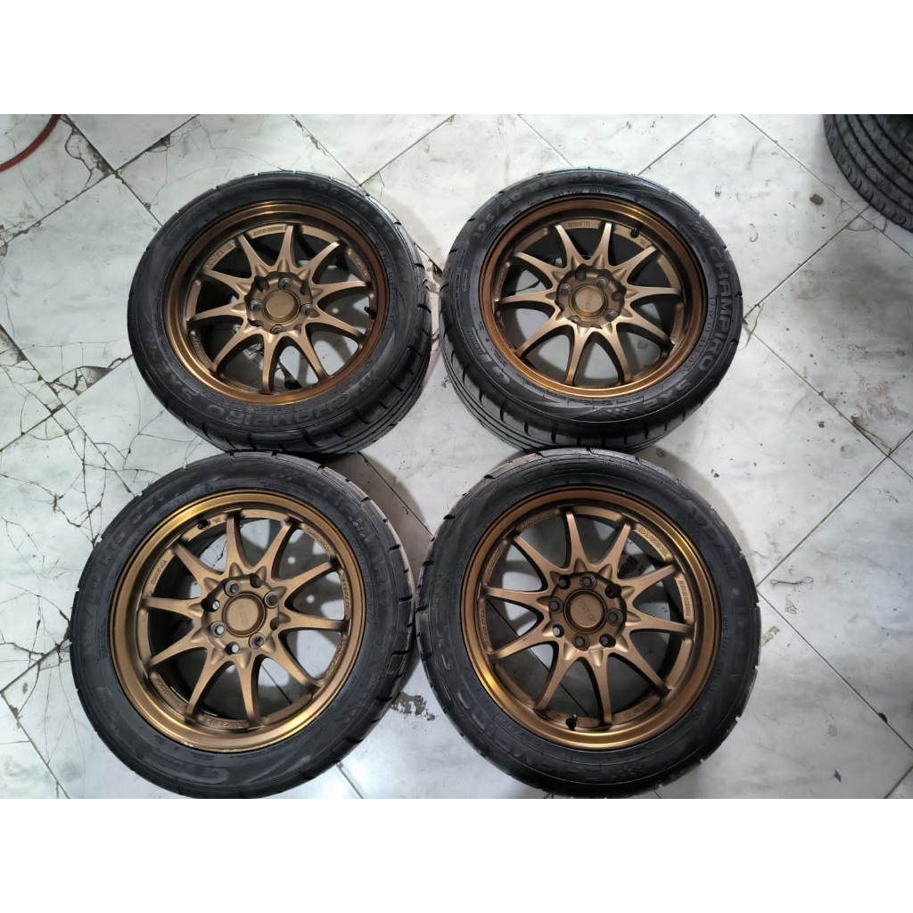 Jual Velg Mobil Bekas CE28 R15 Lebar 6,5 Lubang 4 ET38 BAN 195 50 R15 ...