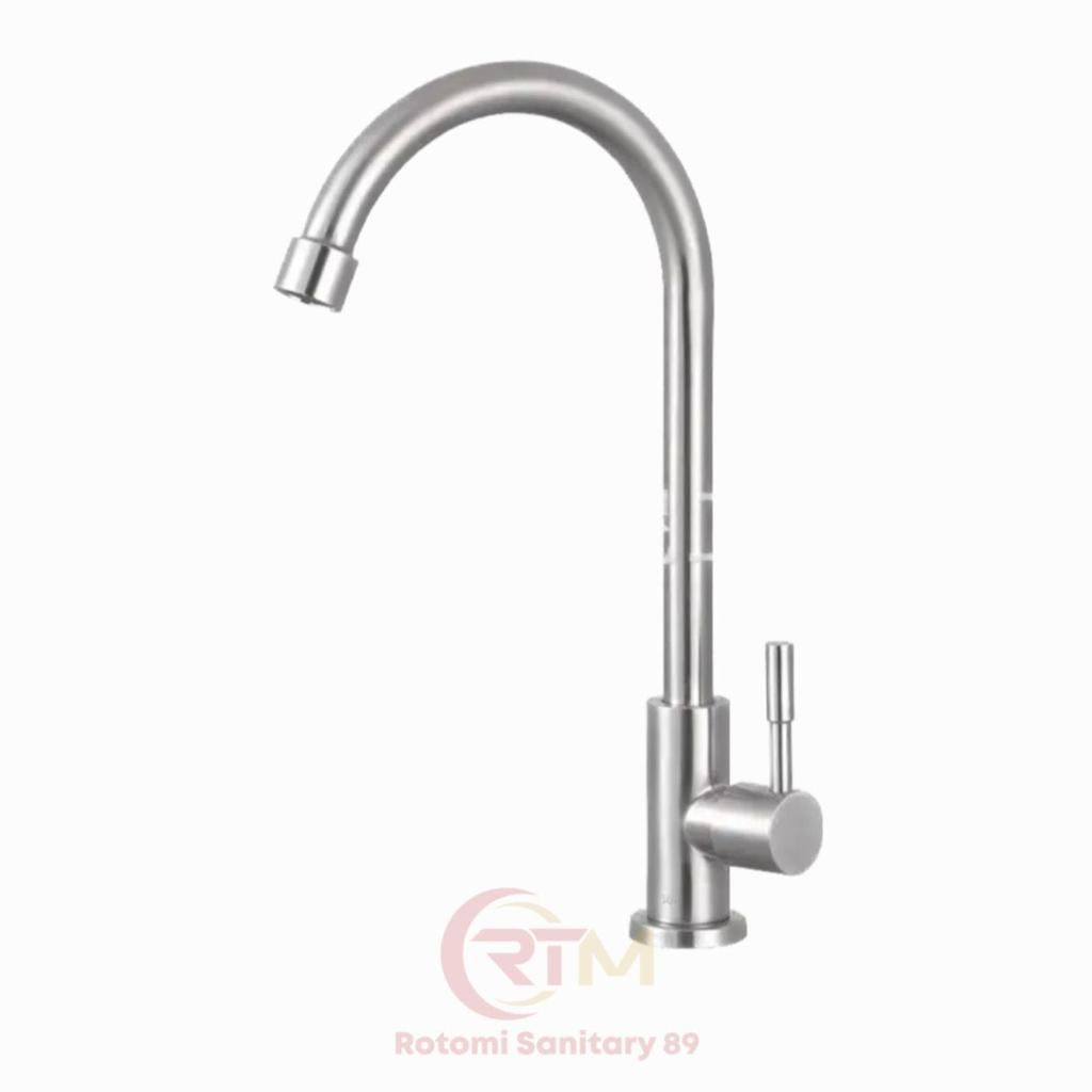 Jual KERAN/KRAN ANGSA DAPUR CUCI PIRING FLEXIBLE STAINLESS ORIGINAL ...