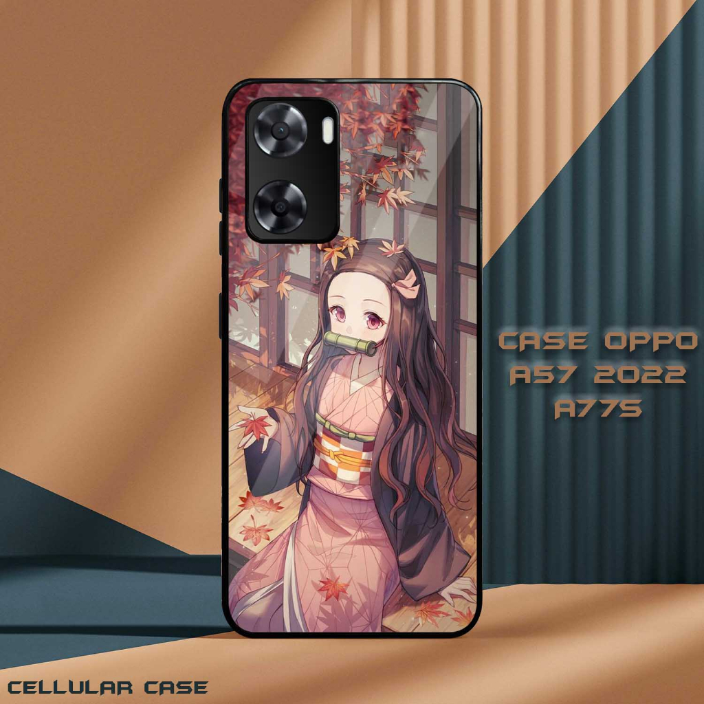 Jual Case Glossy Oppo 57 2022 | A77S 4G [VS15] Anime Girl Nezuko ...