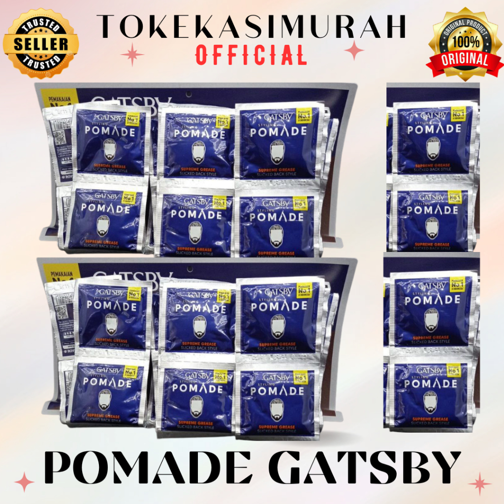 Jual Minyak Rambut Gatsby Pomade Gatsby Sachet Pria Dewasa Gatsby ...