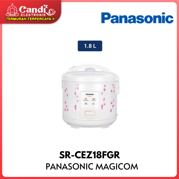 Jual PANASONIC Rice Cooker Magicom Kapasitas 1,8 Liter SR-CEZ18FGR ...
