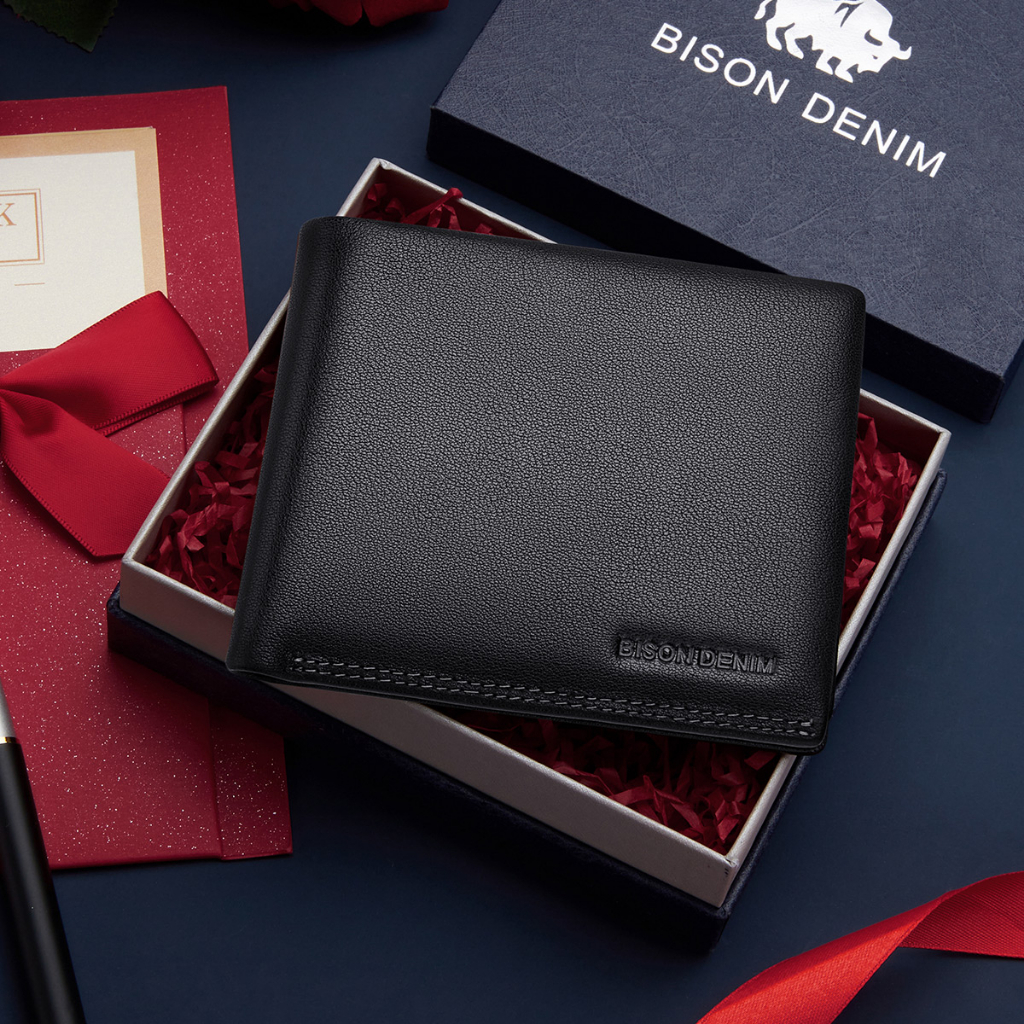Jual Bison Denim Dompet lipat Kulit Pria N4538 | Shopee Indonesia