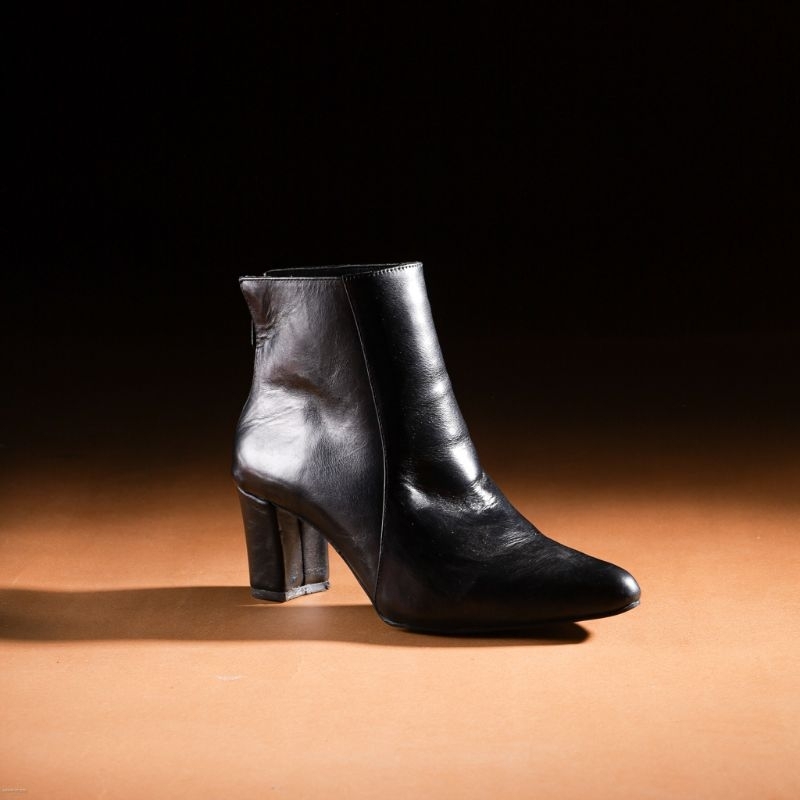 Jual M&T Sepatu Boots Wanita Model High Heels Kulit | Shopee Indonesia