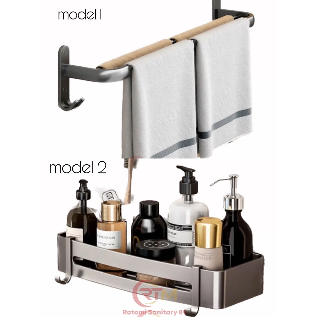 Jual Tempat Gantungan Handuk kamar mandi minimalis stainless Original ...