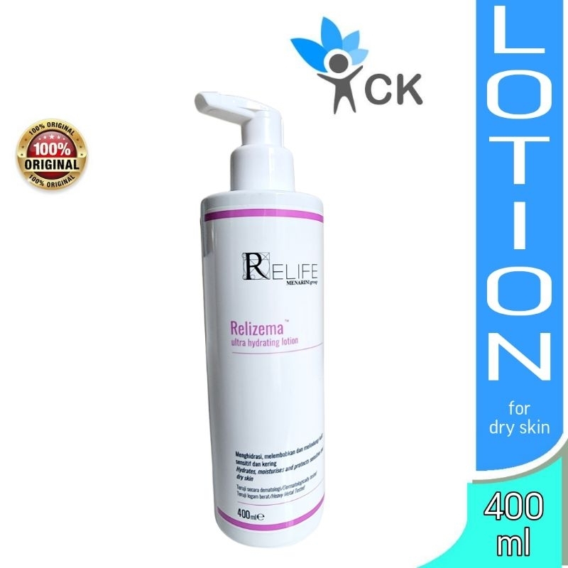 Jual RELIFE RELIZEMA ULTRA HYDRATING LOTION 400 ml perawatan kulit ...