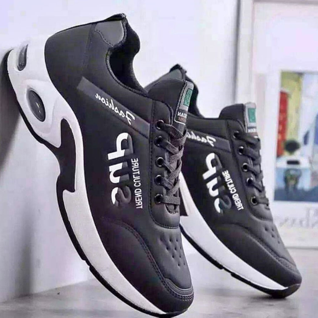 Jual Sepatu sneakers sup trend culture hitam unisex kasual formal cod ...