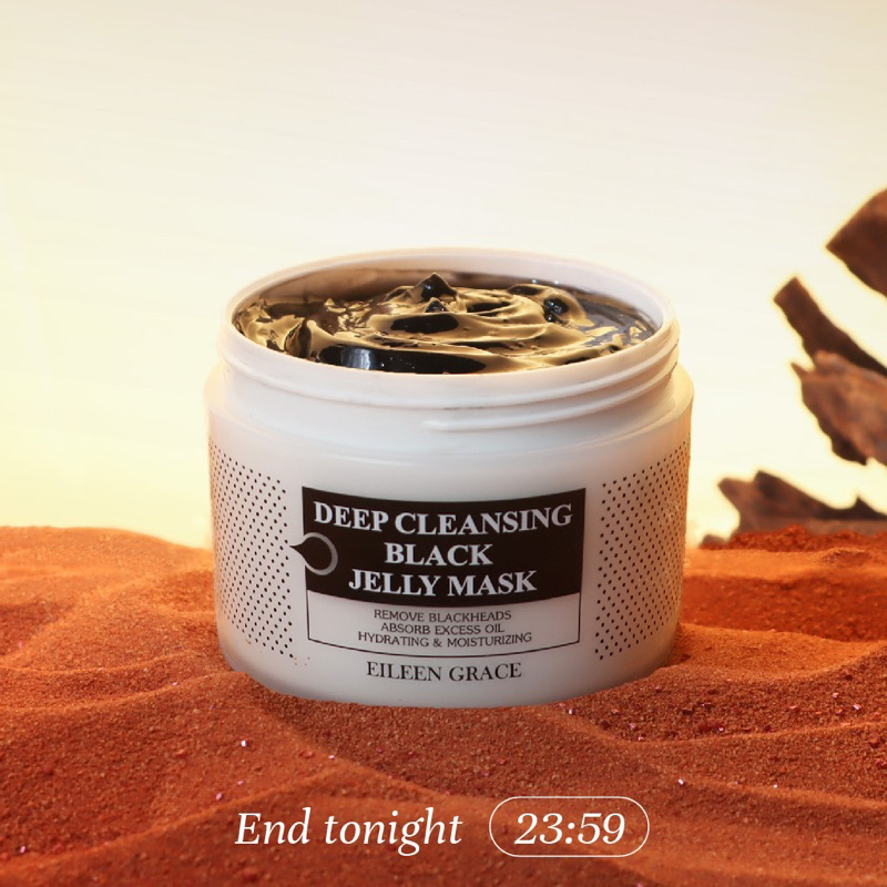 Jual EILEEN GRACE - Deep-Cleansing Black Jelly Mask 300ml | Shopee ...