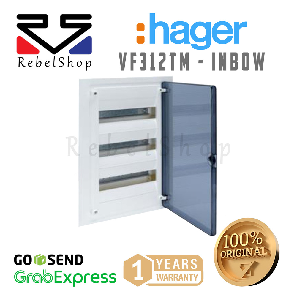Jual Hager Kotak Box MCB Inbow Tanam VF312TM Transparant 36 Modul ...