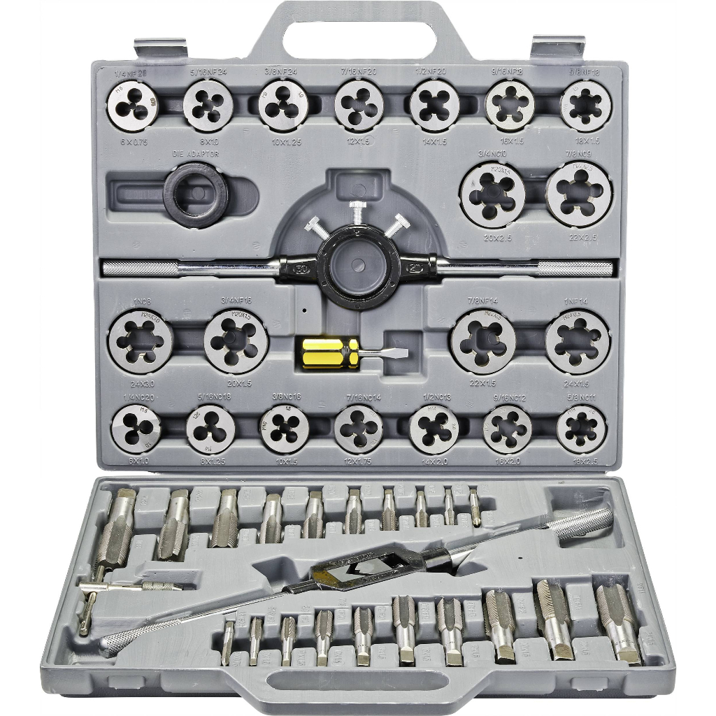 Jual MTC set tap & senai (alloy steel tap & dies set) M6-M24 (6-24 mm ...