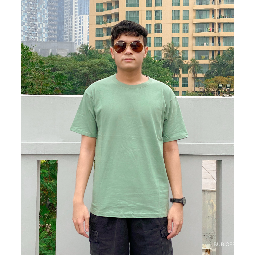 Jual [TEBAL] KAOS POLOS COTTON COMBED 20S | PENDEK PRIA WANITA KATUN COMBED | Shopee Indonesia