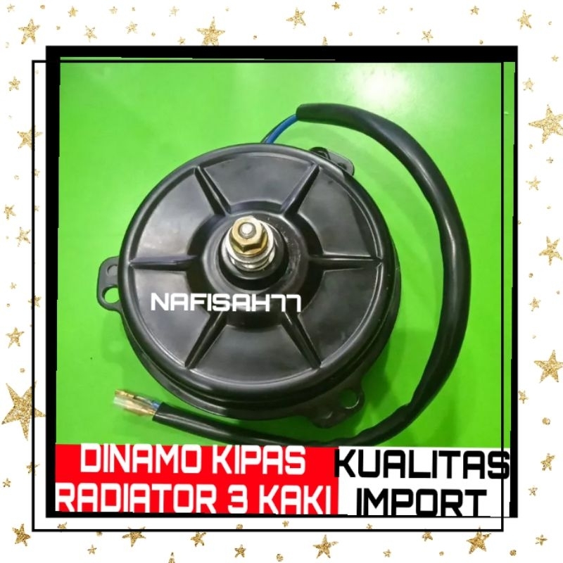 Jual (TERMURAH)DINAMO KIPAS RADIATOR KAKI 3 VIAR KAISAR JIALING SPARE ...