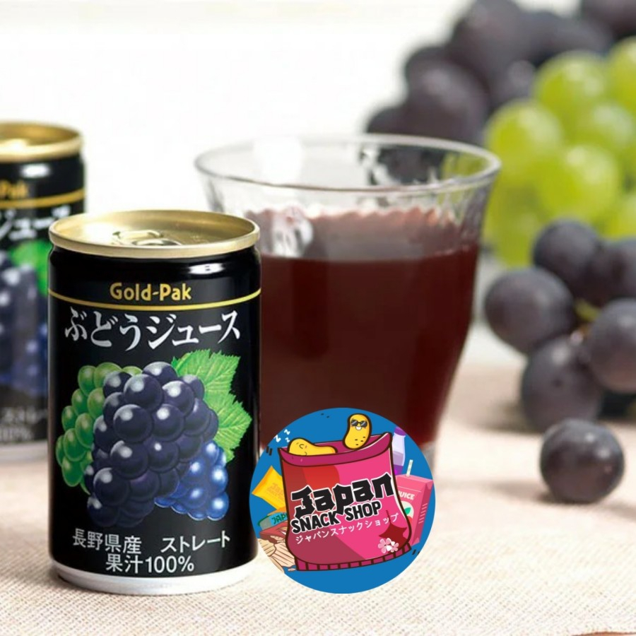 Jual Gold Pak Grape Juice Nagano / minuman impor / jus jepang / jus impor / jus buah | Shopee ...