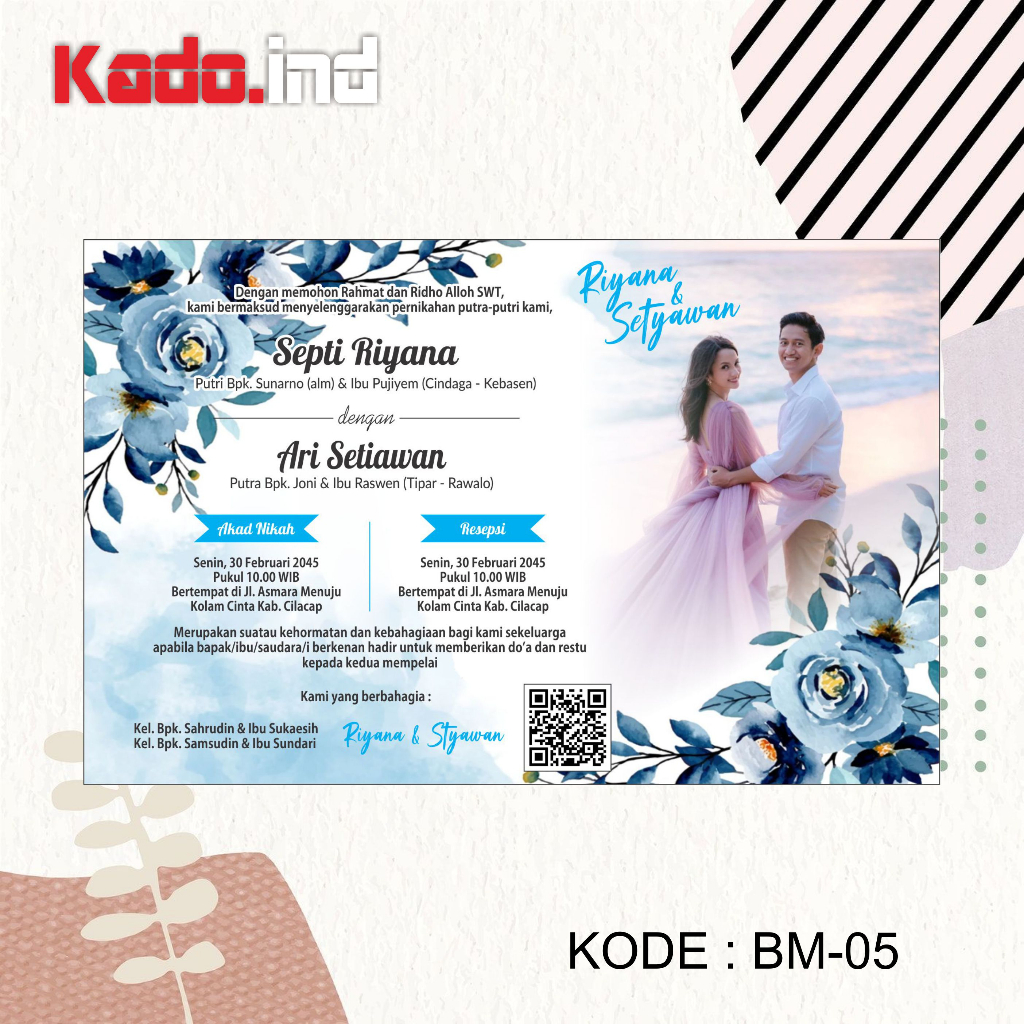 Jual cetak Undangan pernikahan | Undangan Besek | Undangan Sorogan ...