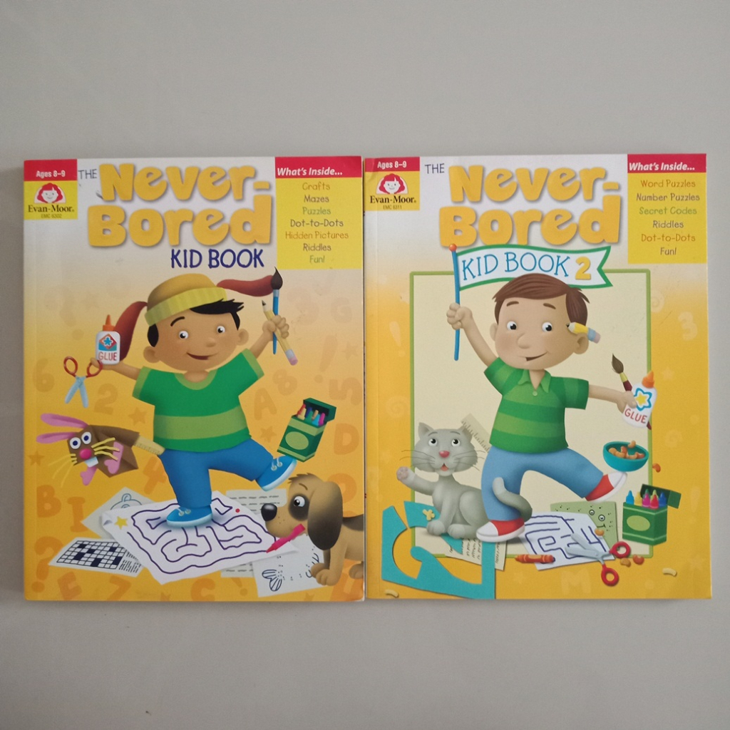 Jual Buku The Never-Bored Kid Book Ages 8-9 (2 Jilid) | Shopee Indonesia