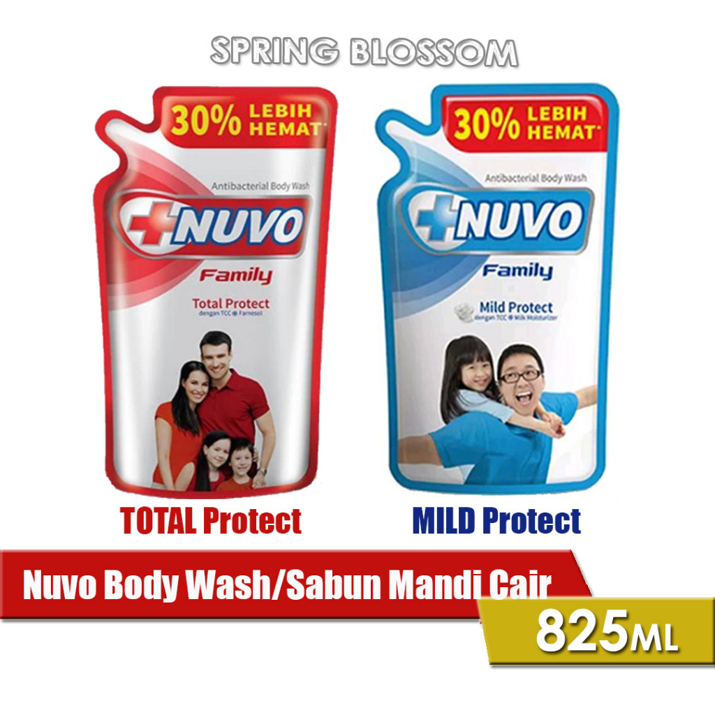 Jual Nuvo 800/825ML - Body Foam/Body Wash/Sabun Mandi | Shopee Indonesia