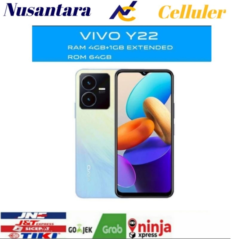 Jual HP VIVO Y22 RAM 4 GB ROM 64 GB [Vivo Y22 4/64 GB] Garansi resmi ...
