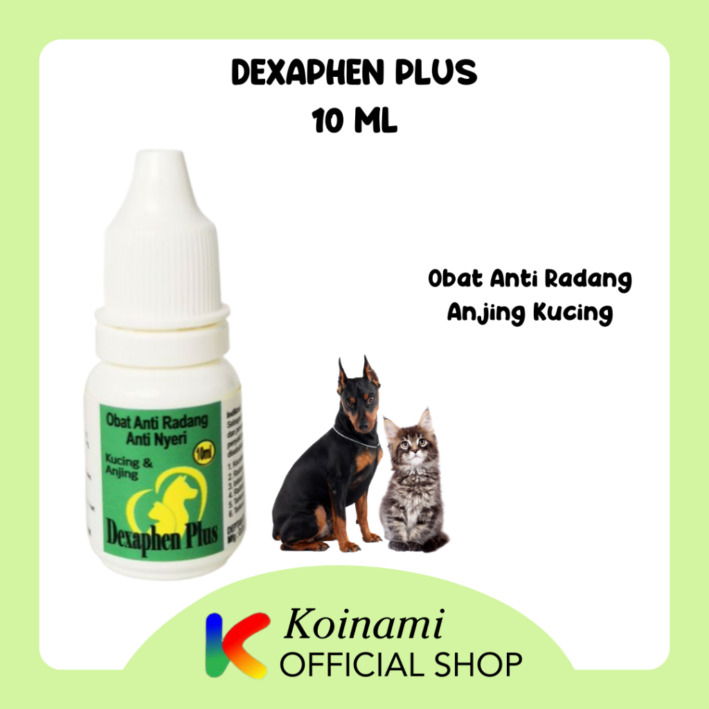 Jual DEXAPHEN PLUS ANTI RADANG KUCING ANJING / LUKA DALAM / penurun ...