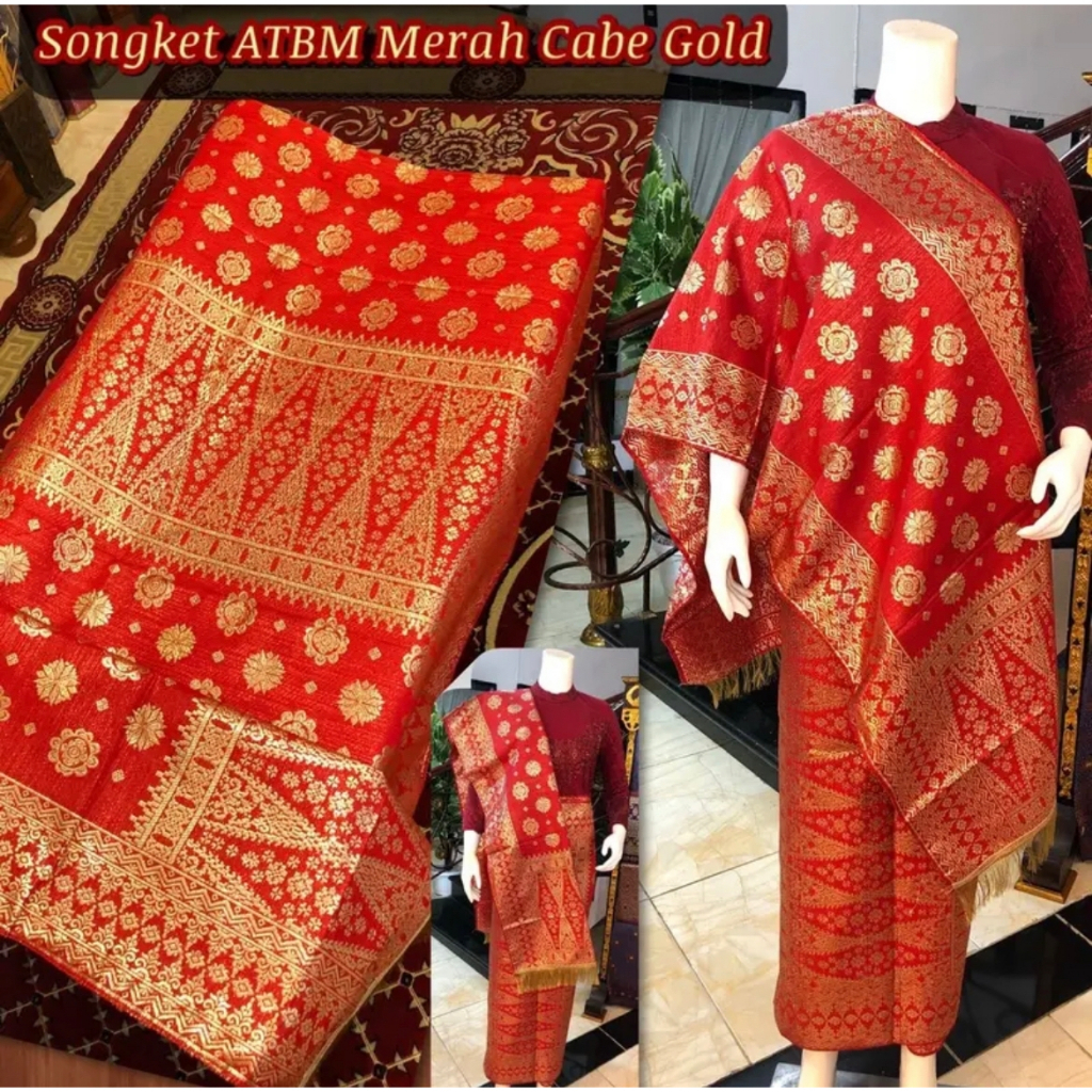 Jual REAL PICT!!! Songket Palembang Tenun ATBM (Alat Tenun Bukan Mesin ...