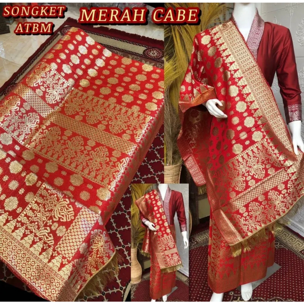 Jual REAL PICT!!! Songket Palembang Tenun ATBM (Alat Tenun Bukan Mesin ...