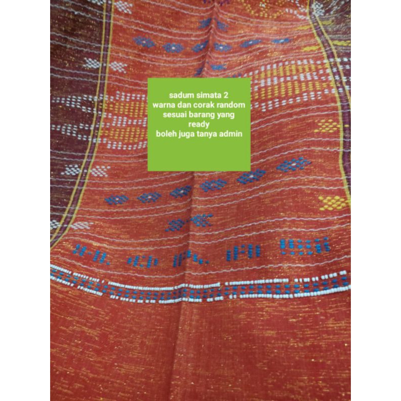 Jual kain ulos tenun sadum panoropi etnik batak | Shopee Indonesia