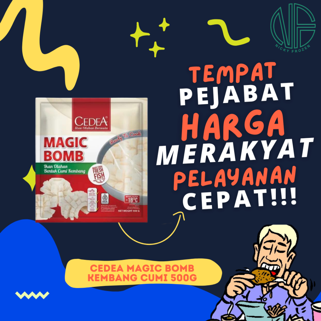 Jual CEDEA MAGIC BOMB KEMBANG CUMI 500G | Shopee Indonesia