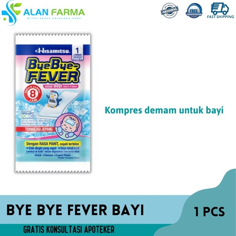 Jual Bye Bye Fever Bayi (0 bulan - 2 tahun) | Kompres Demam Bayi ...