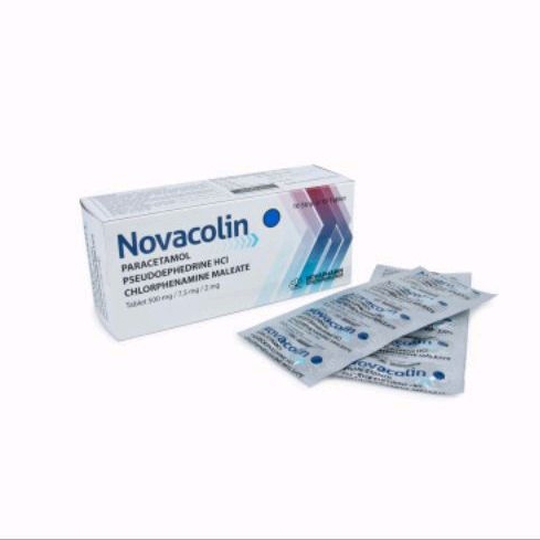 Jual Novacolin / 100 tablet -- Obat Batuk Pilek Panas pereda Flu Demam ...