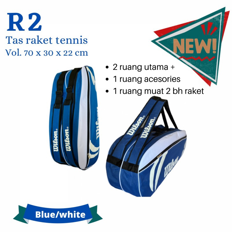 Jual Tas raket tenis R2 WL KD awet dan nyaman dipakai | Shopee Indonesia