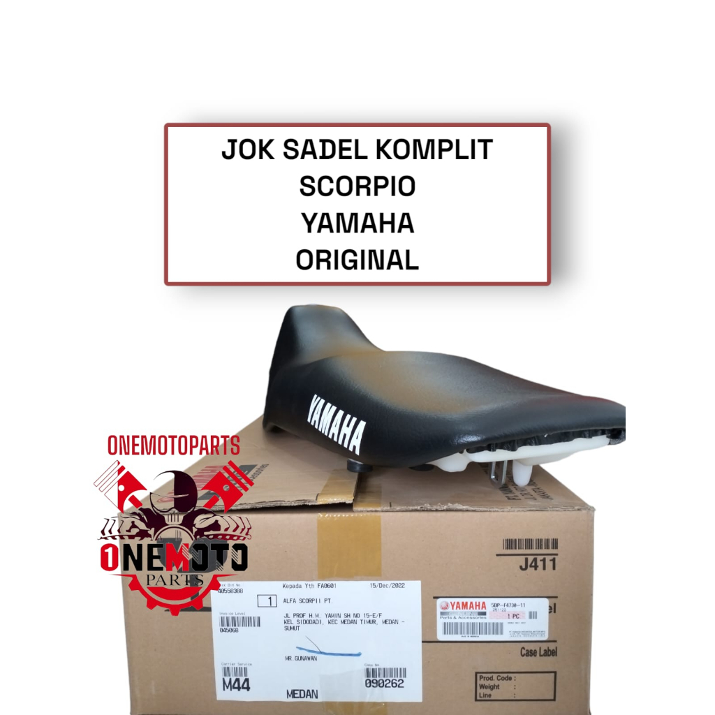 Jual JOK SADEL KOMPLIT DOUBLE SEAT ASSY SCORPIO 5BP-F4730-11 ORIGINAL ...