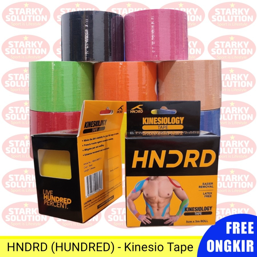 Jual Kinesio Tape BODY TAPE Kinesiology Tape SPORT TAPE HUNDRED HNDRD ...
