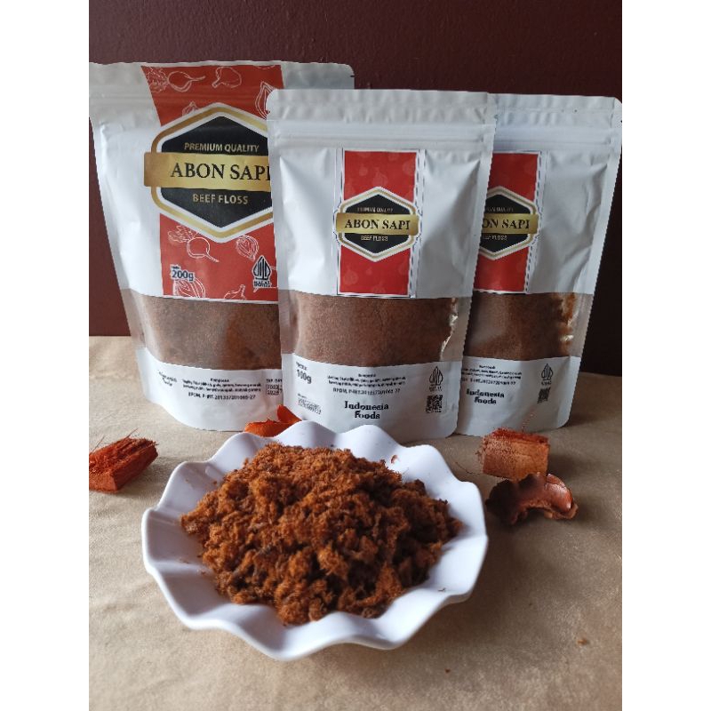 Jual [ 𝙗𝙞𝙨𝙖 𝙘𝙤𝙙 ] ABON SAPI PREMIUM 50/100/200 GRAM- ABON SEHAT UNTUK ...