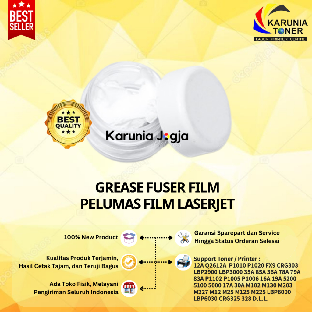 Jual Grease Fuser Fixing Film 10 ml Universal | Shopee Indonesia